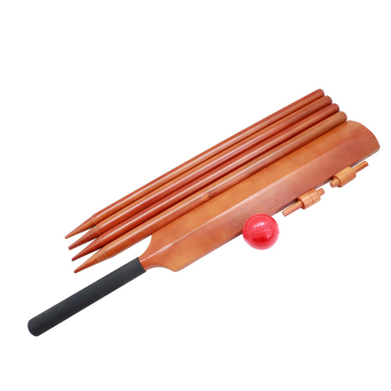 Wooden Cricket Gift Set, Including Wooden Cricket Racket Tennis Stump ...