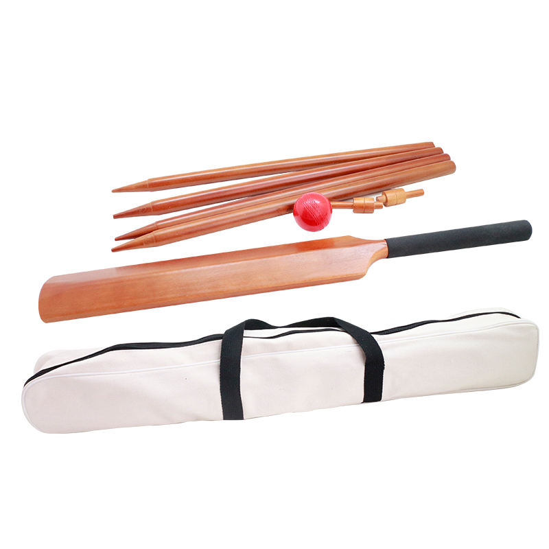 Wooden Cricket Gift Set, Including Wooden Cricket Racket Tennis Stump ...
